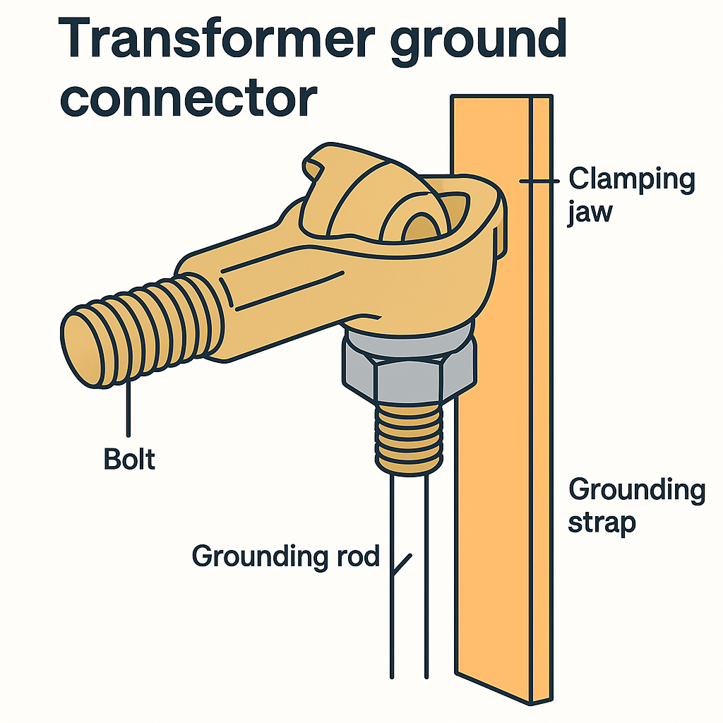Transformer Ground Clamps Transformer Ground Connectors - A1 Metallics